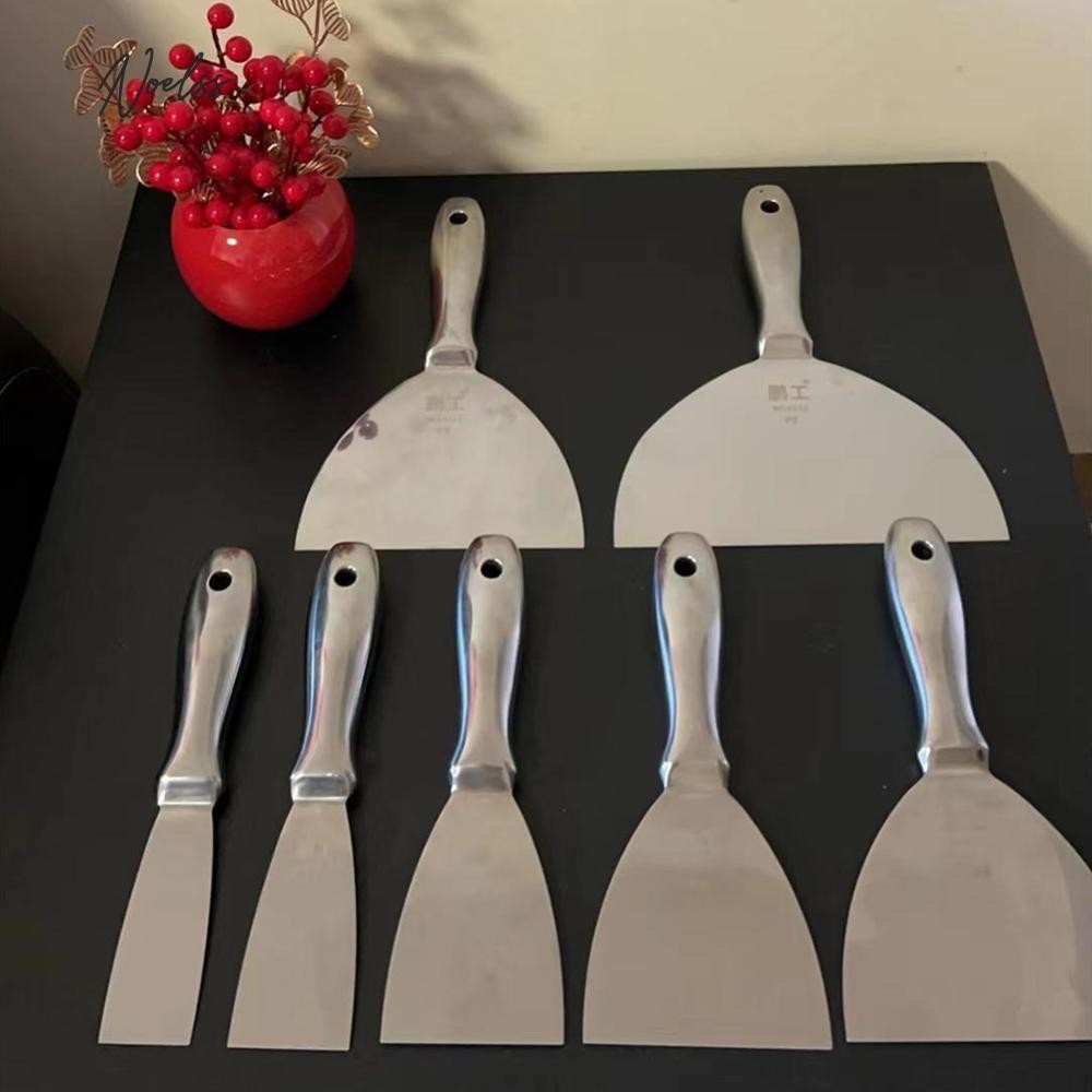 One-Piece Putty Knife Stainless Steel Spatula Scraper Painters Spackle ...
