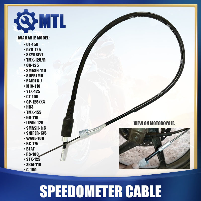MTL Motor Speedometer Cable for TMX CLICK MIO BEAT BARAKO SMASH CB125 ...