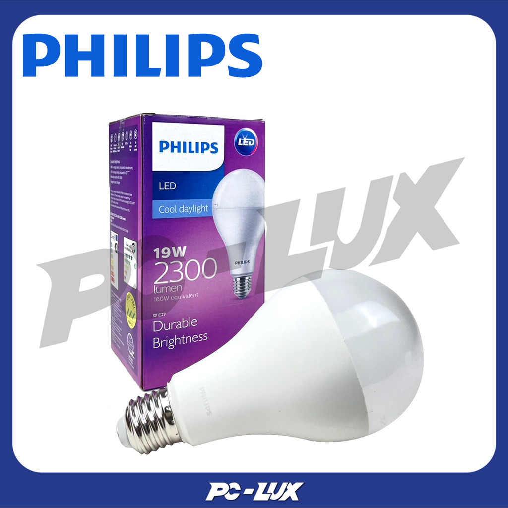 PHILIPS LED Bulb 19W Color Cool Daylight Model: LEDBULB A80 E27 ...