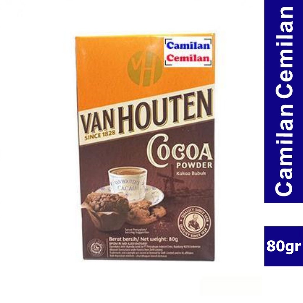 Van Houten Cocoa Powder Chocolate Powder 80 gr | Shopee Philippines