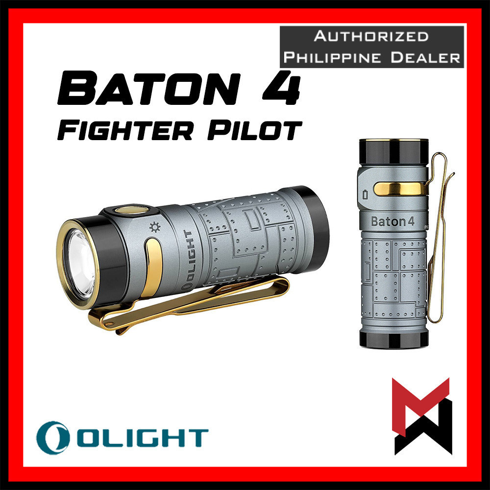 Olight - Baton 4 - Fighter Pilot LIMITED EDITION 1300 Lumens LED ...