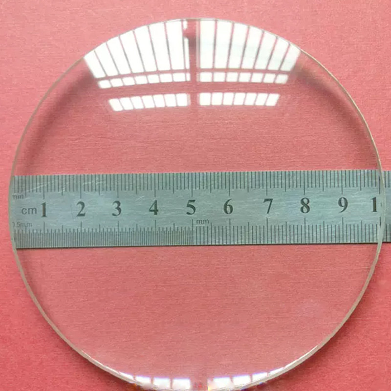 Convex Lens Diameter 100m Focal length 300mm 280mm Double Convex Glass ...