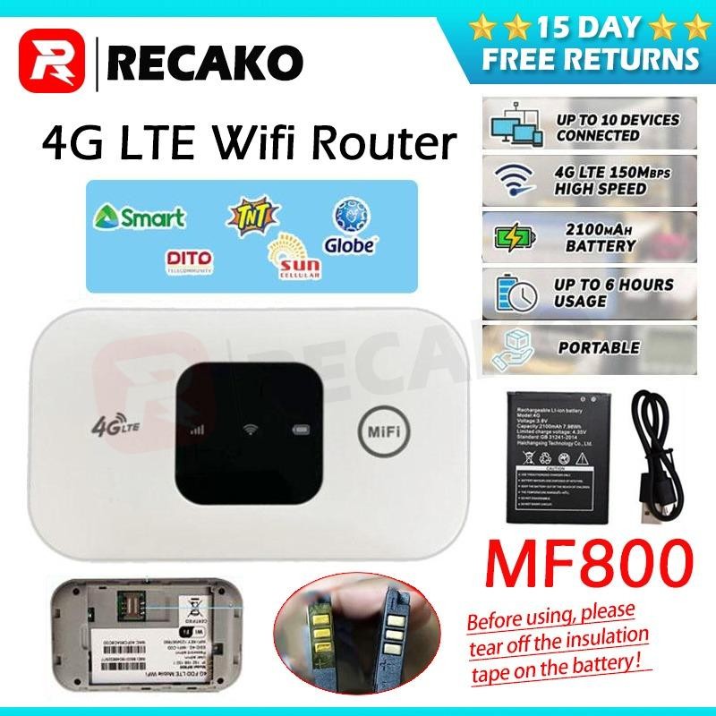 2100mAh 4G Sim Wifi Hotspot Router Universal Router Wifi Pocket Router ...