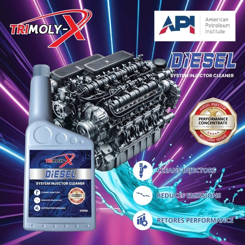 TRIMOLY-X TRIMOLYX DIESEL FUEL SYSTEM INJECTOR CLEANER 250ML FUEL ...