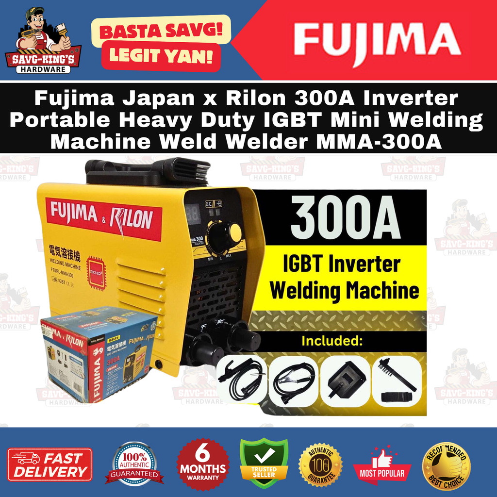 Fujima Japan x Rilon 300A Inverter Portable Heavy Duty IGBT Mini ...