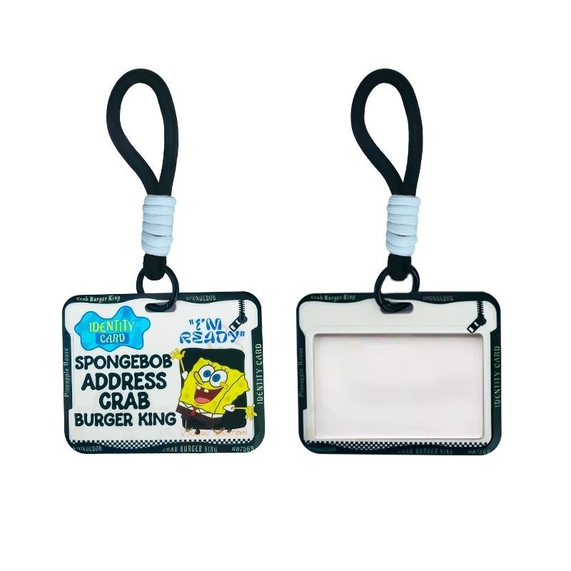 Spongebob Cute Card Holder Cartoon ID Bus Student Staff Access Control ...