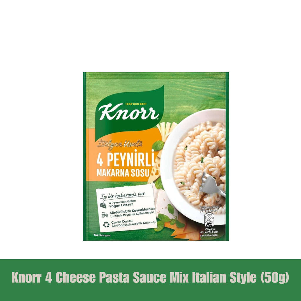 Knorr 4 Cheese Pasta Sauce Mix Italian Style 50g Best Before 01/Dec ...