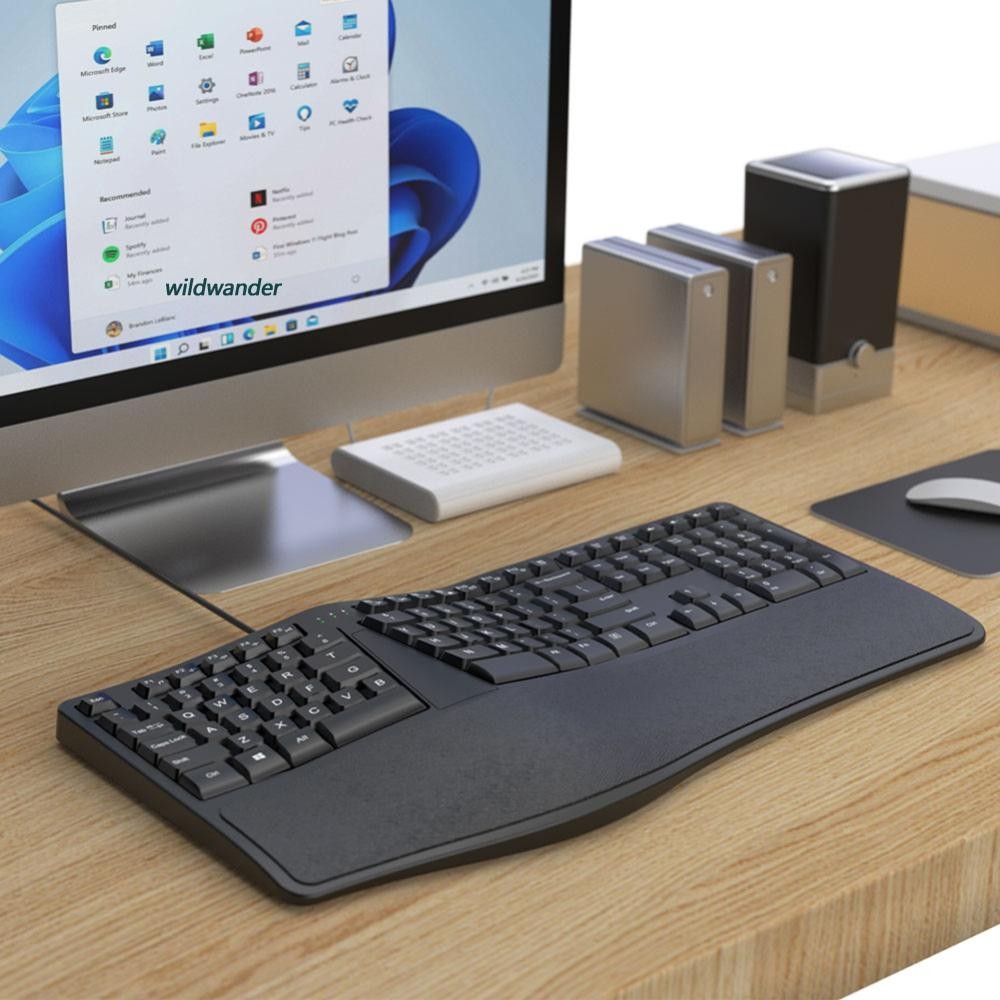 K9 Ergonomic Keyboard Black Split Keyboard Gaming Keyboard for Computer ...