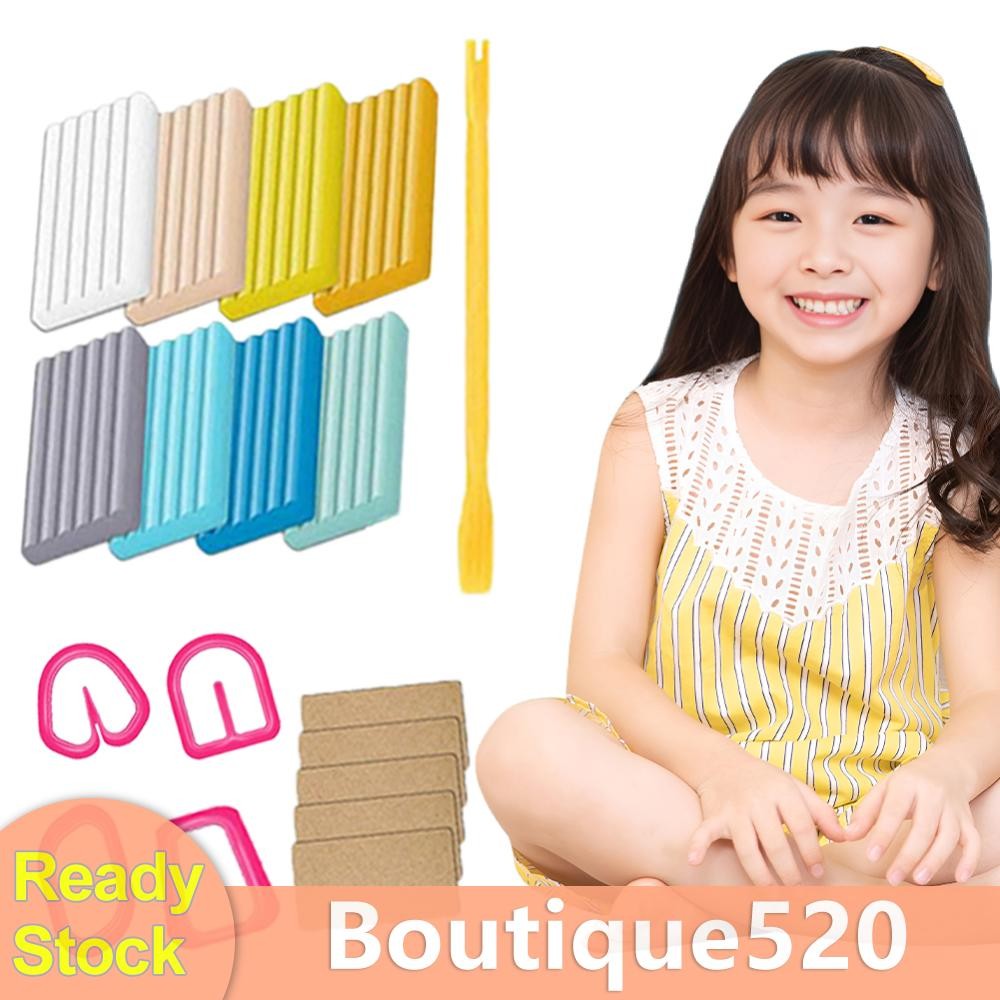 24 Colors Polymer Clay DIY Art Craft Clay Kit for Artists Beginners ...