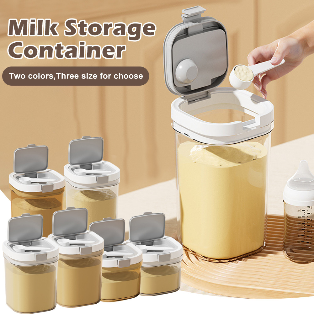 1800/1300/800ML Milk Storage Container Baby Milk Powder Airtight ...
