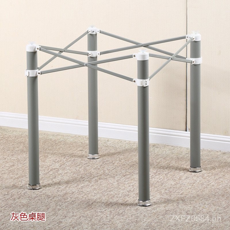 Table Legs Stainless Steel Adjustable Metal Table Supports Folding ...