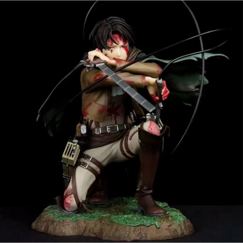 18cm Attack on Titan Levi Ackerman Action Figure Collectible Model ...