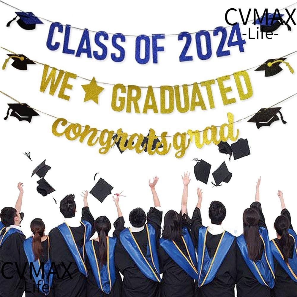 CMAX Graduation Banner, Wall Hanging Paper Hanging Banner, Graduation ...