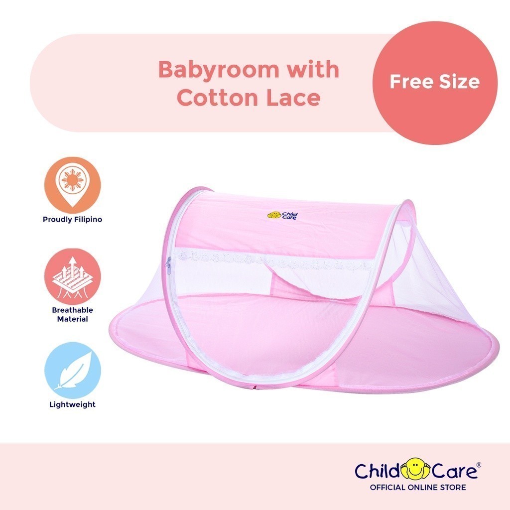 Child Care Foldable Mosquito Net Baby Room With Cotton Lace (Kulambo ...