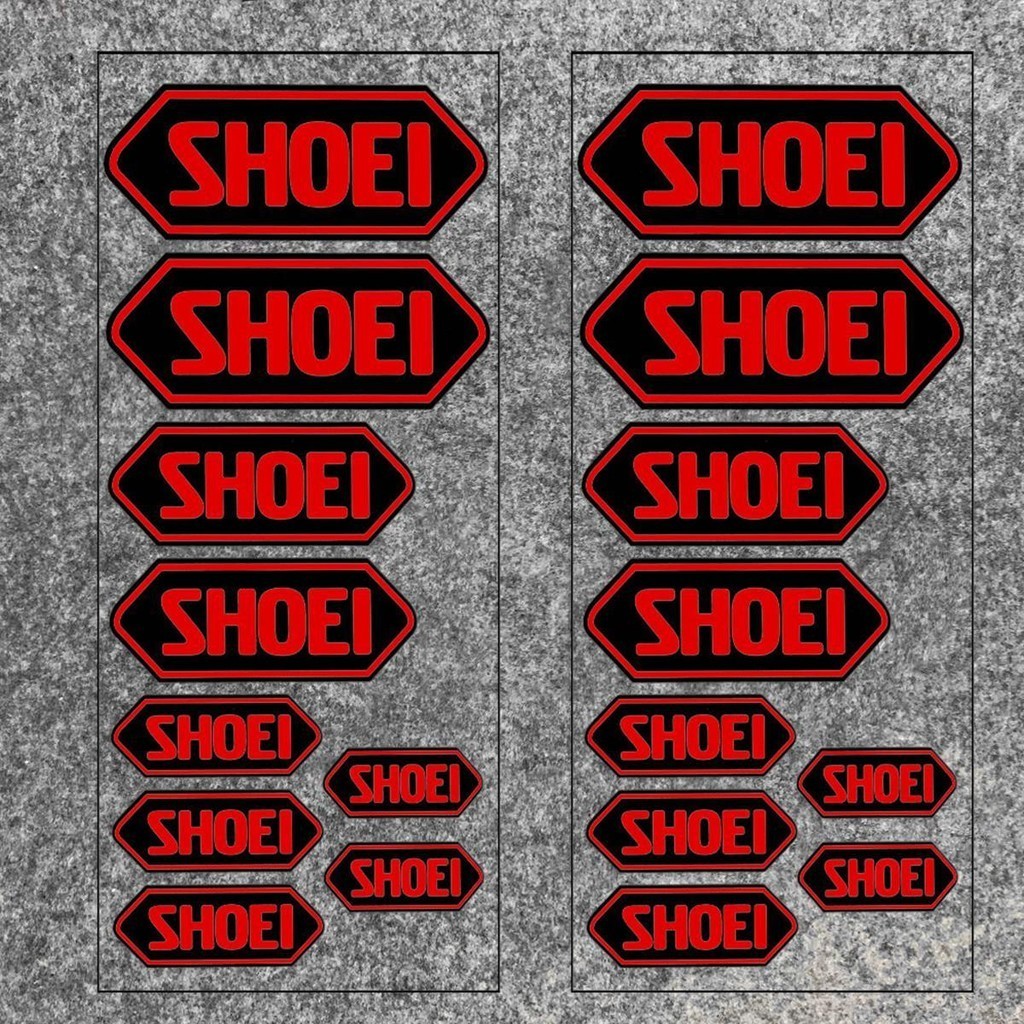 SHOEI Helmet Windshield Glass 3M Reflective Stickers MOTO GP Car ...