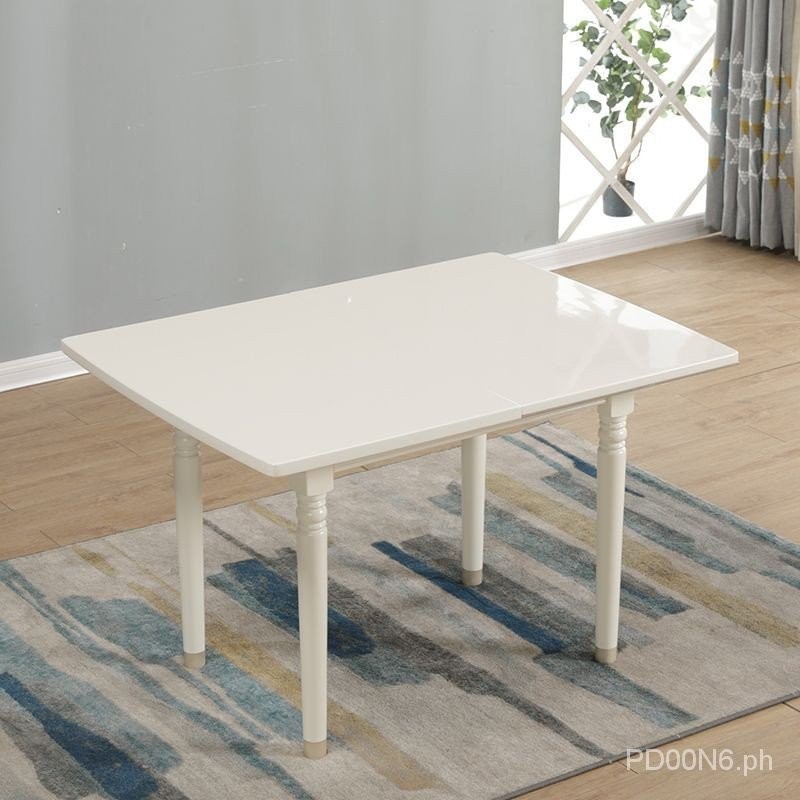 Dining Table Household Small Apartment Simple Modern Glass Solid Wood ...