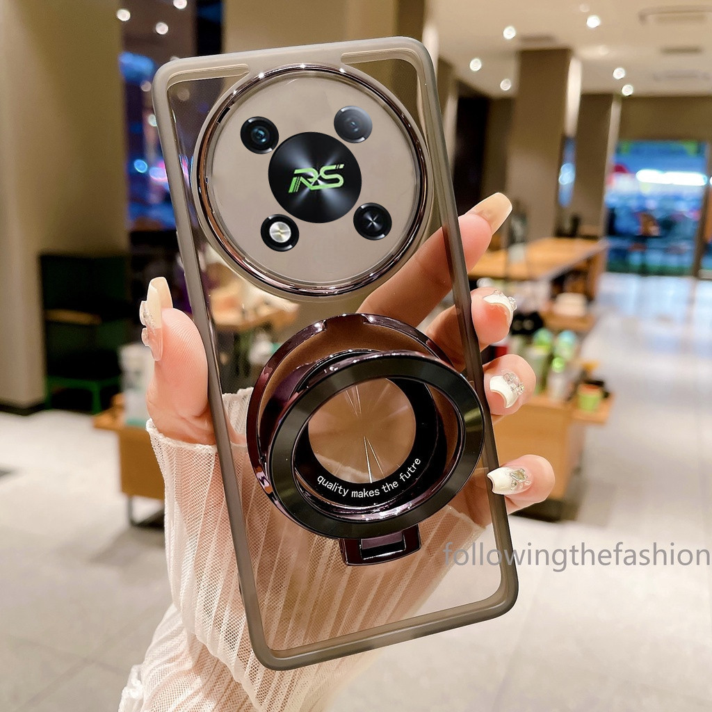 Ring Holder Stand Magnetic Casing For itel RS4 4G RS 4 Camera Lens Protection Soft TPU ...