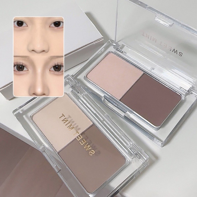 SWEET MINT Contour Highlight Dual Color Nose Shadow Powder Highlight ...
