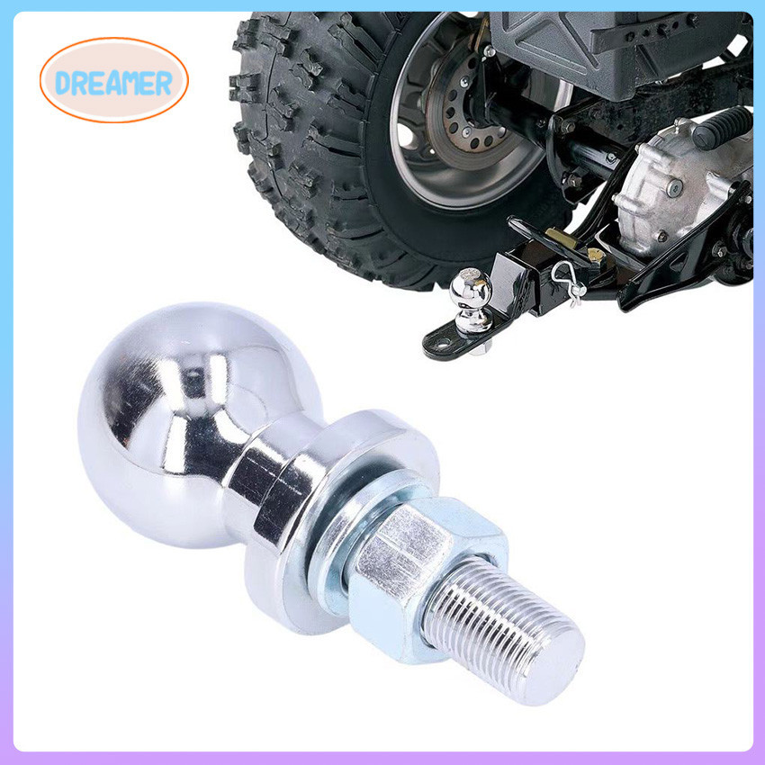 Universal 6000 lbs 2" Chrome Stainless Tow Hitch Ball for Motorcycle ...