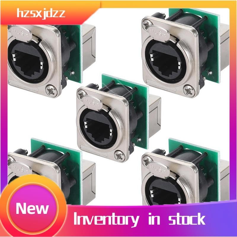 hzsxjdzz Ethercon Rj45 Chassis Socket,D-N8FDP RJ45 Feed/Pass Panel ...
