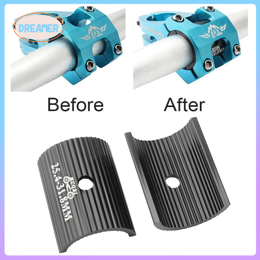 Bike Handlebar Shim 25.4mm to 31.8mm Aperture Adjust Adapter ...