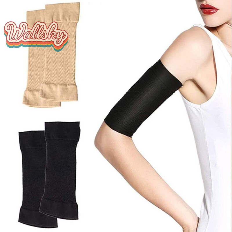 Wallsky> Slim Arms Trimmer Girdle Weight Loss Sleeves Elastic Fat ...