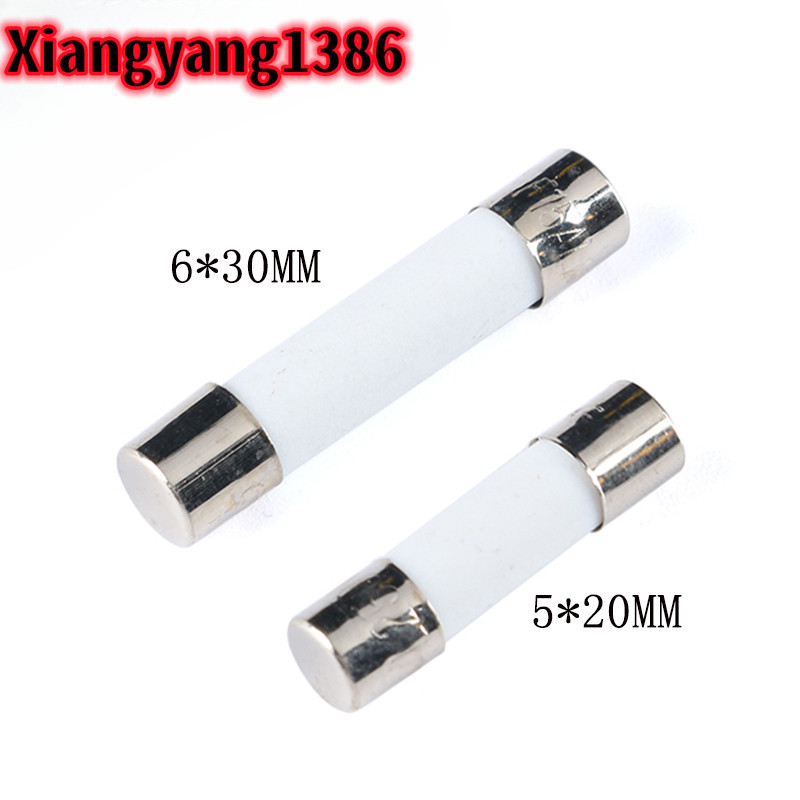 10PCS 5*20mm Fast blow Ceramic Fuse 5x20mm 250V 1A 2A 3A 4A 5A 6A 10A ...