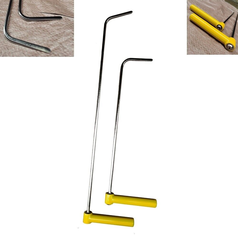 Paintless Dent Repair Rods Puller Push Hook Tools Car Body Hail Removal ...