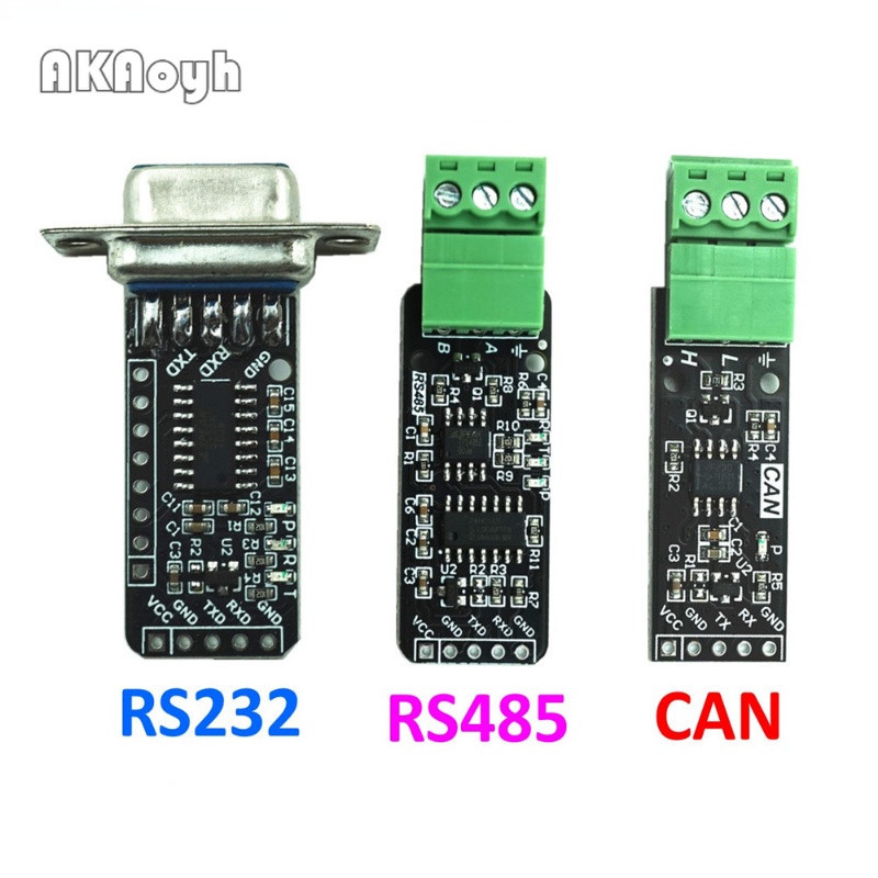 RS232 RS485 CAN Bus To TTL Serial Port Converter Adapter Communication ...