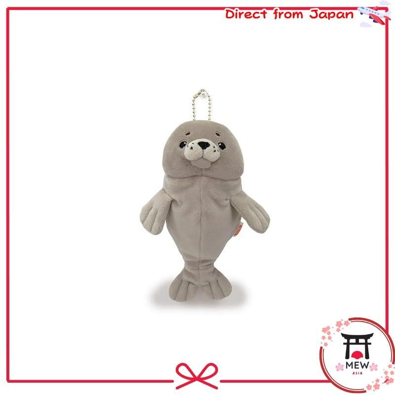 Shinada Global Mochi Series Mochi Seal Grey (mini) 7×5×14cm Plush Seal ...