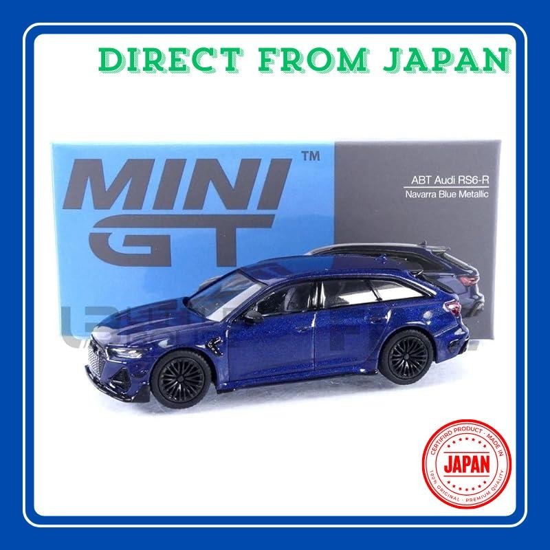 TrueScale Miniatures MINI GT 1/64 Audi ABT RS6-R Navarra Blue Metallic ...