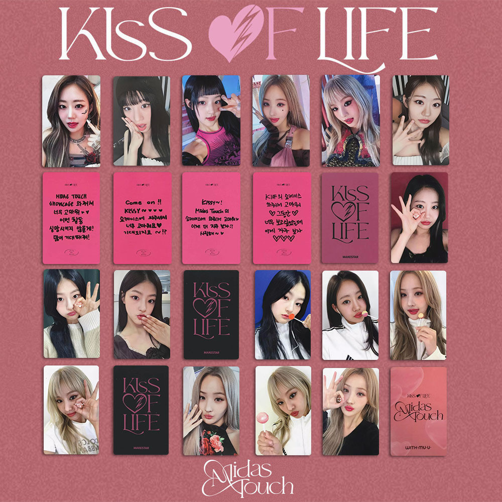 New Kpop Idol KISS OF LIFE Album Midas Touch Photo Card KIOF Photocard ...