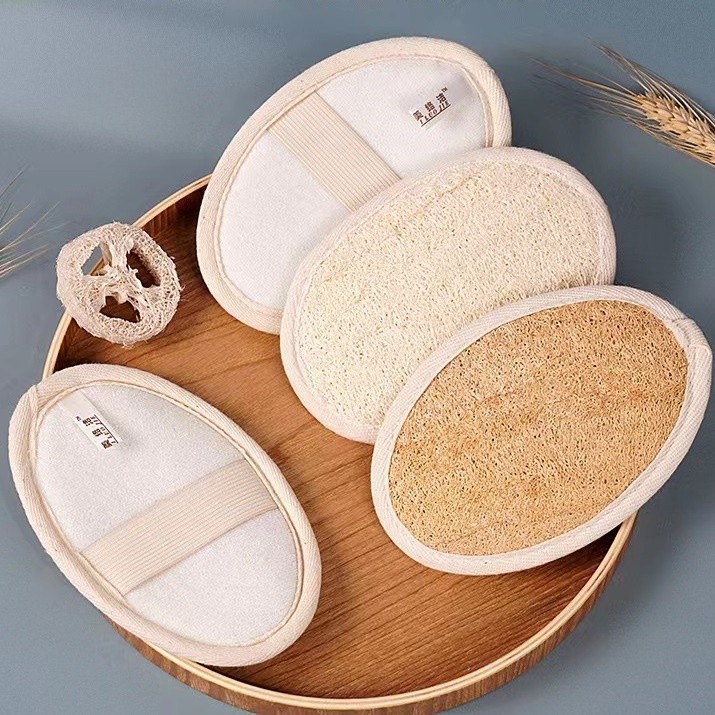 Natural Loofah 10*14.5cm Big Size Luffa Bath Shower Sponge Body ...