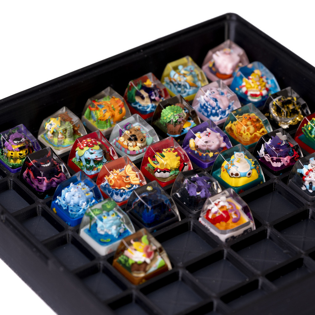 Pokemon Drip-glue Keycap PBT Pikachu Gengar Psyduck Squirtle Bulbasaur ...