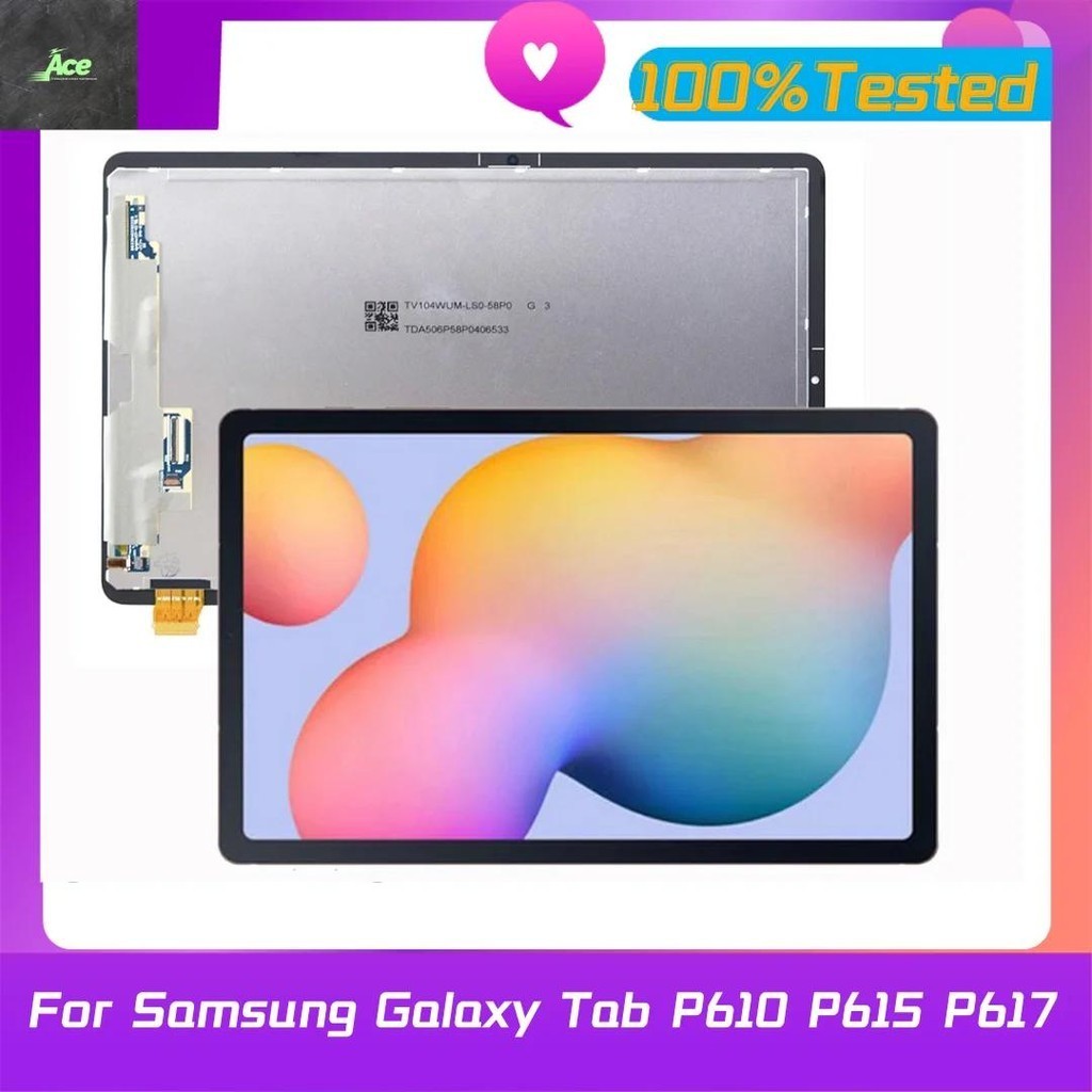 10.4" For Samsung Galaxy Tab S6 Lite P610 P615 SM-P610 SM-P615 LCD ...