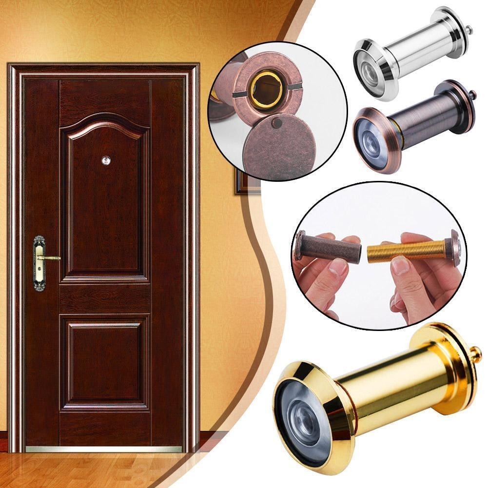 Safety Door Viewer,Solid Brass 220-degree Door Viewer/Peephole with ...