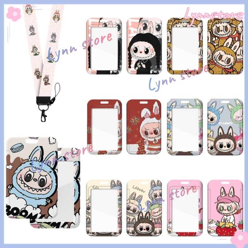 LABUBU Lanyard Card Holder POP MART The Monsters LABUBU Card Cover ...