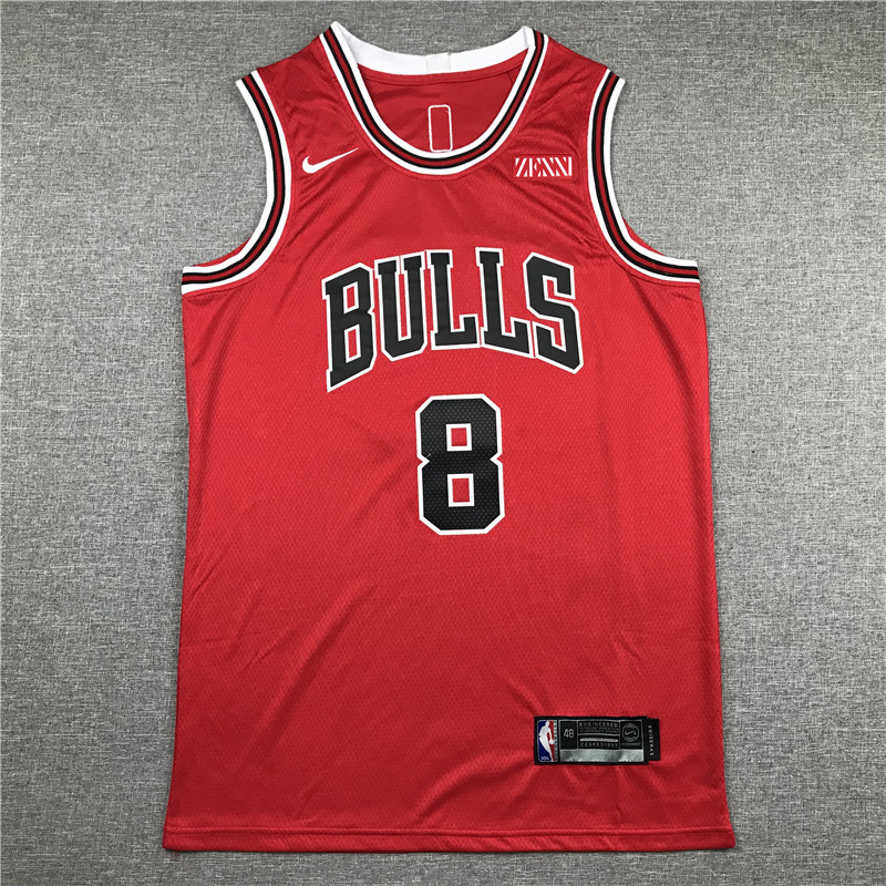 NBA Jersey embroidery version Chicago Bulls #8 Lavine basketball jersey ...