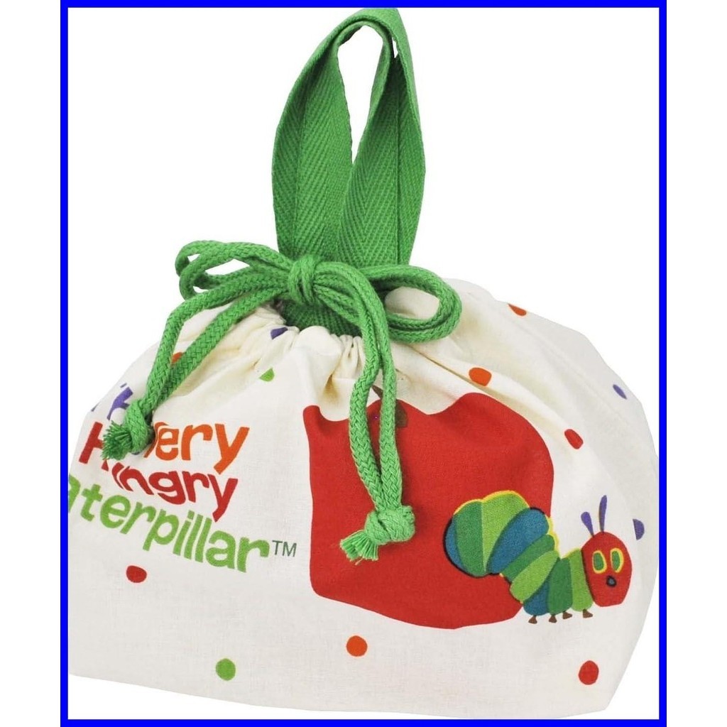 skater Children's Lunch Drawstring Bag Hungry Caterpillar Made in Japan KB7-A | Shopee Philippines