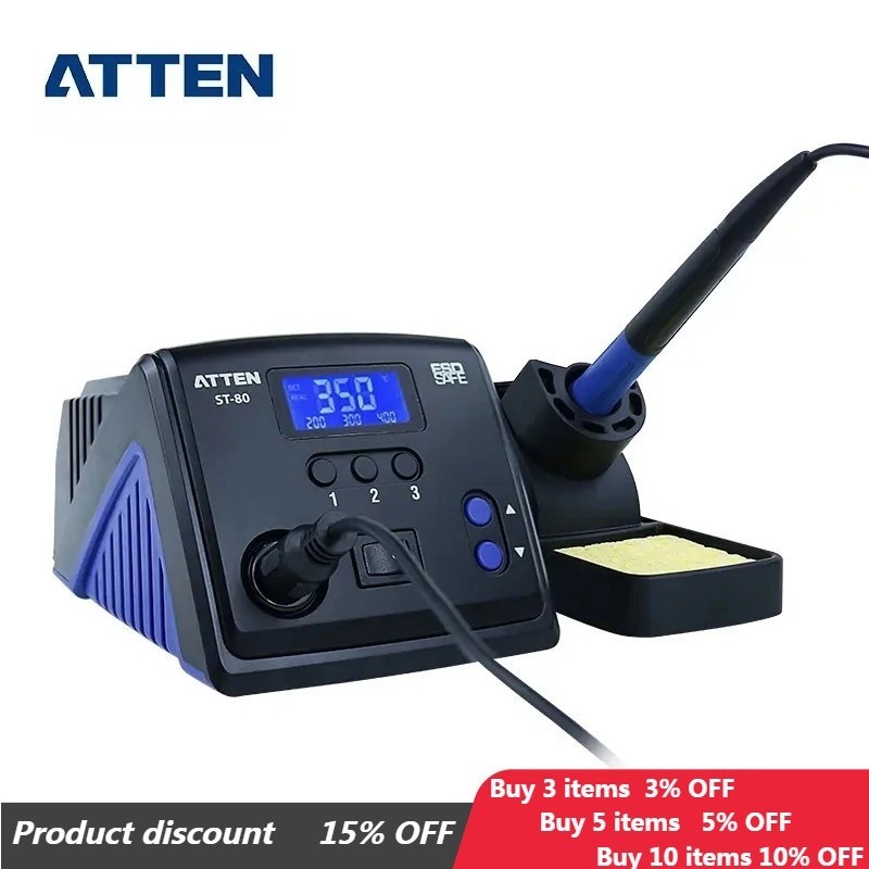 ATTEN ST-60/80/ Smart Digital Lead-Free Soldering Station Adjustable ...
