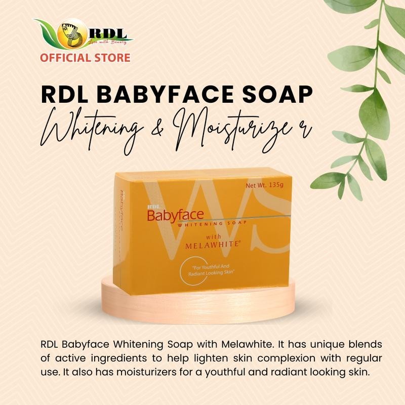 RDL Babyface Whitening with Melawhite Soap 135g | Shopee Philippines