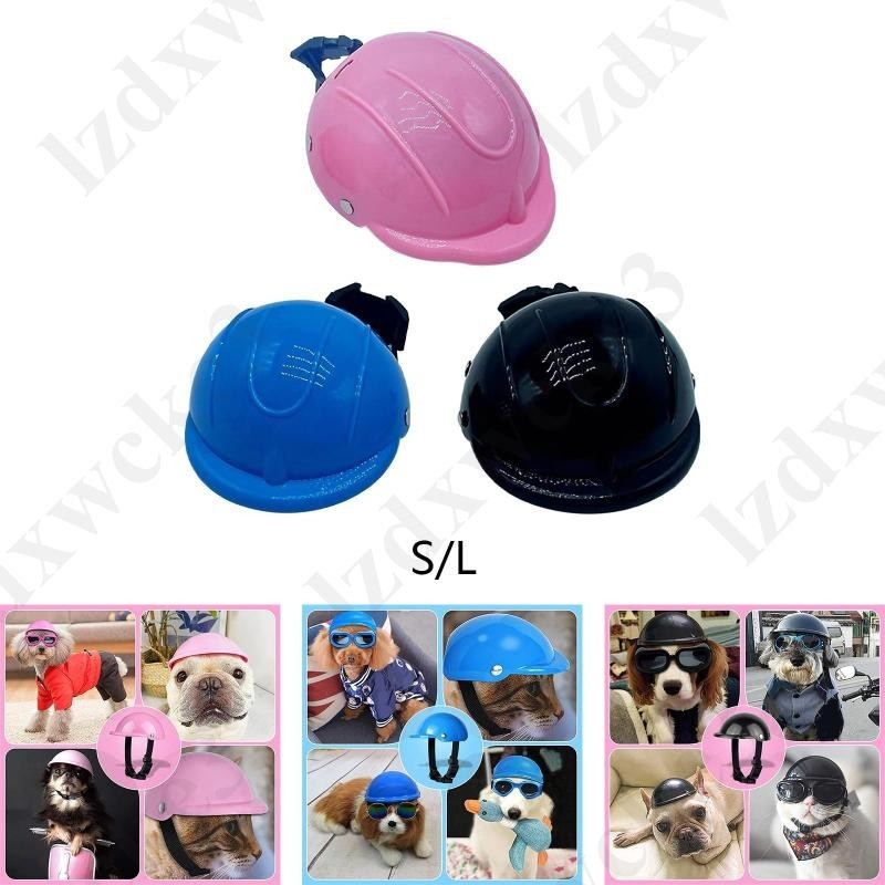 [Lzdxwcke3] Small Pet Dog Cat Helmet,Pet Hat Small Dog Helmet Outdoor ...