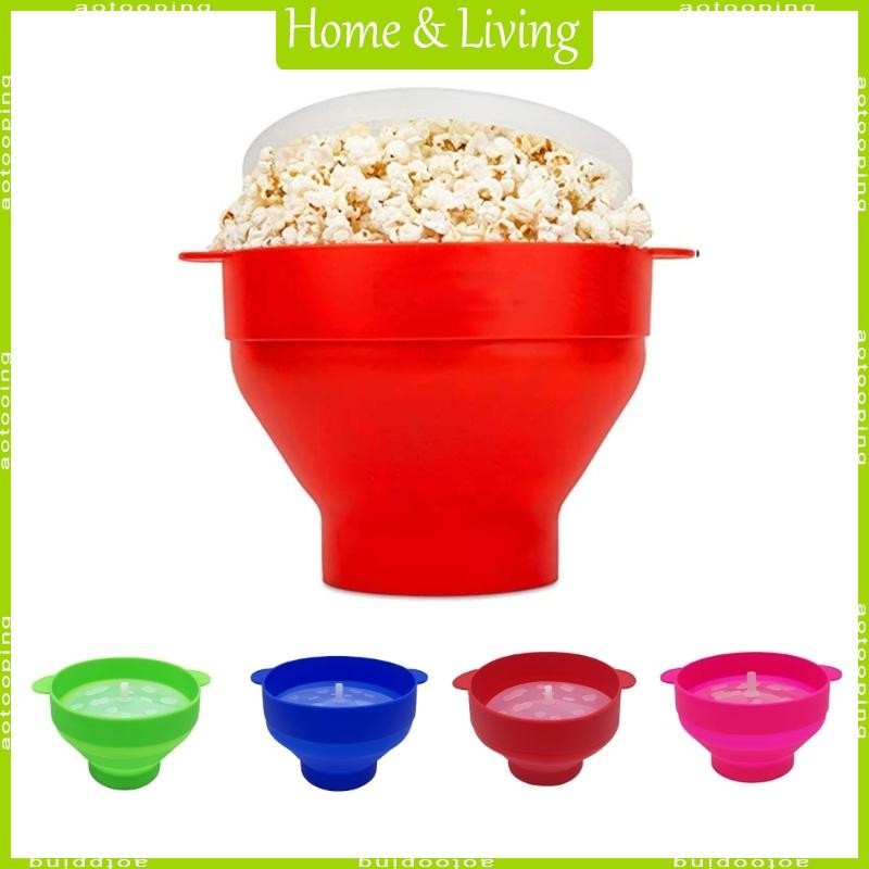 AOTOO Microwave Popcorn Popper Foldable Popcorn Bowl Microwavable Pop ...