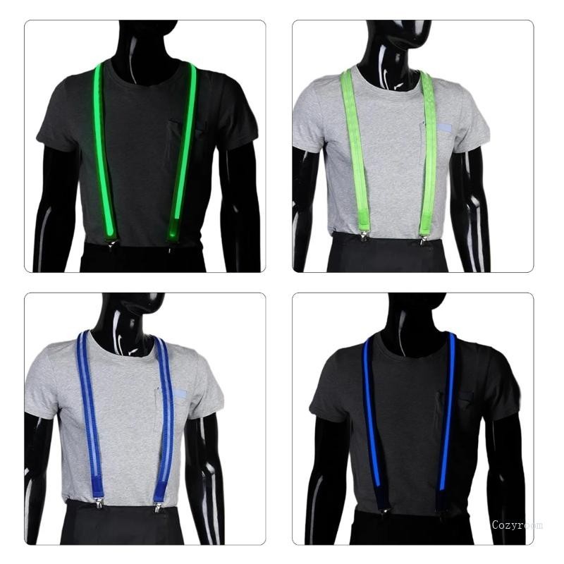 Crazy LED Back Support Strap for Adult Music Festival Suspenders ...