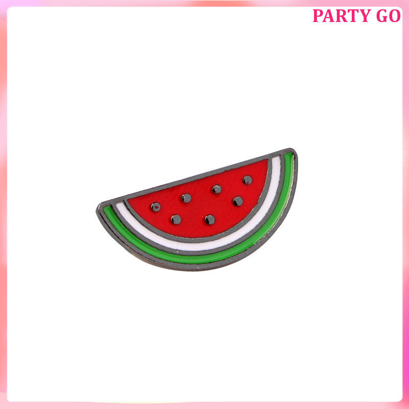 Watermelon Lapel Badge Palestine Jewelry Pin Creative Brooch Enamel ...
