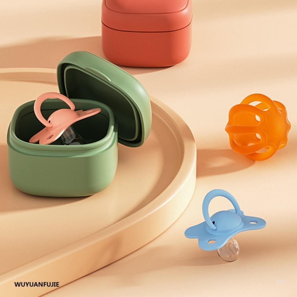 Soothing Pacifier Storage Box Baby Pacifier Small Items Dustproof Box ...