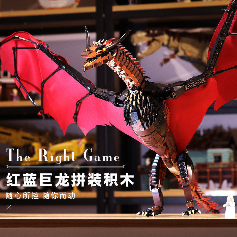 Game of Thrones Ice Dragon Fire Dragon Giant Dragon Assembling Building ...