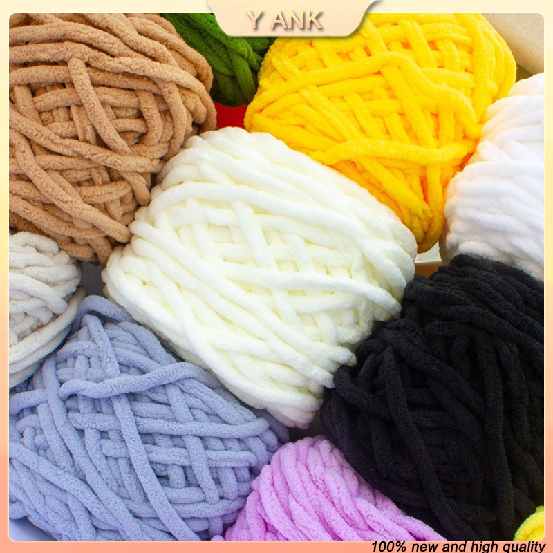 【COD/READY】Crochet Thick Soft Chunky Chenille Fancy Blanket Yarn Ball ...