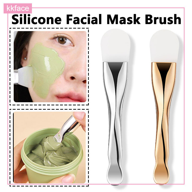 【COD】Silicone Facial Mask Brush Digging Spoon and Applying Brush ...