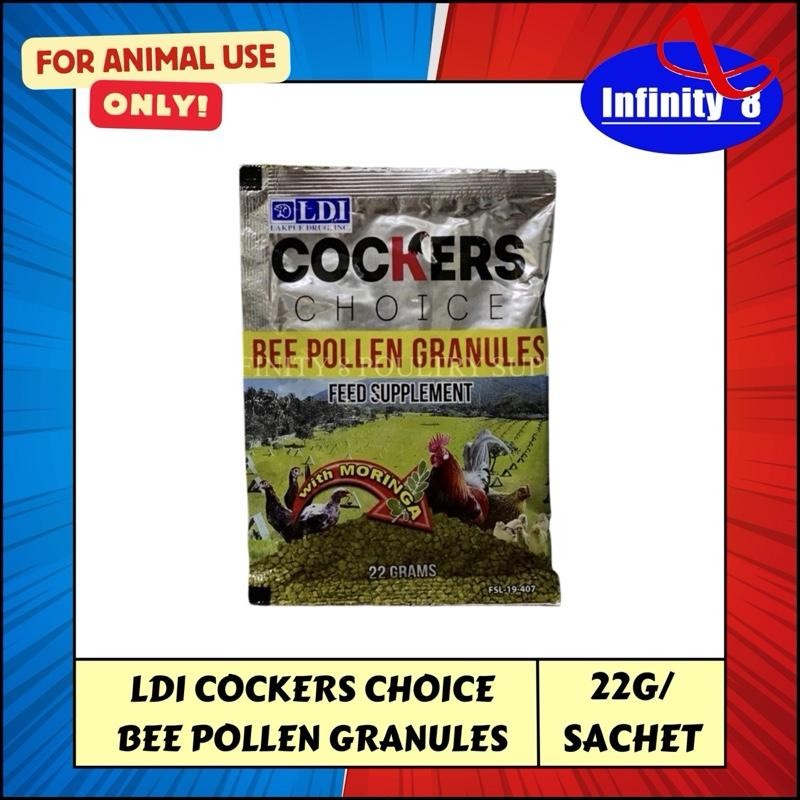 EXPIRY: JUNE 2025 | LDI COCKERS CHOICE BEE POLLEN GRANULES 22G/SACHET ...